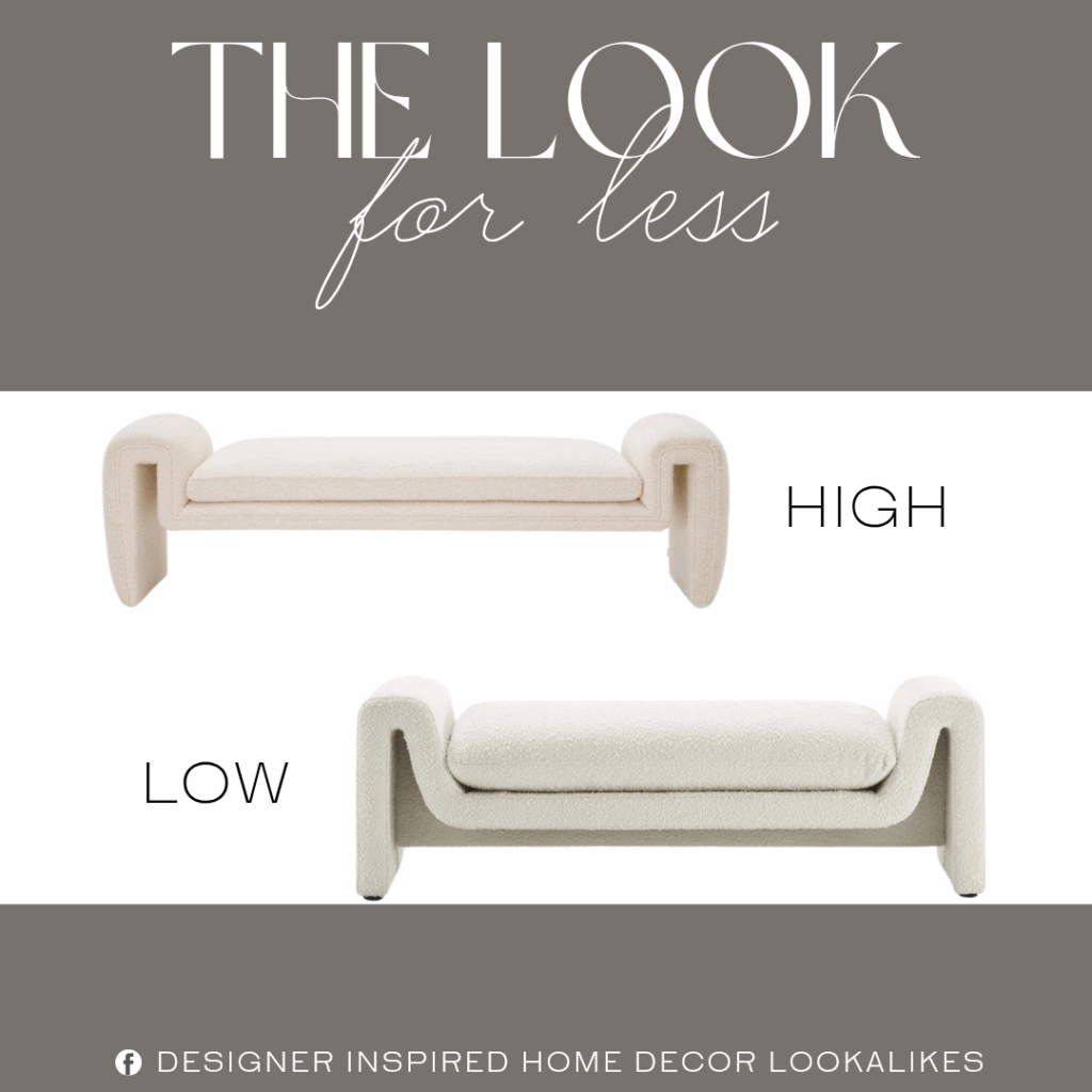 10 Designer & Look-a-Like Benches