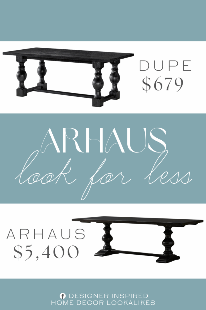 Arhaus Tuscany Dining Table Dupe