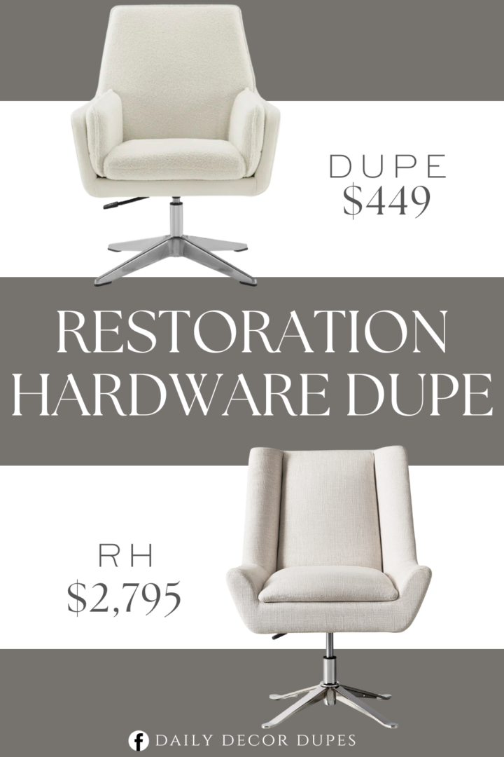 Restoration Hardware Luke Desk Chair Dupe